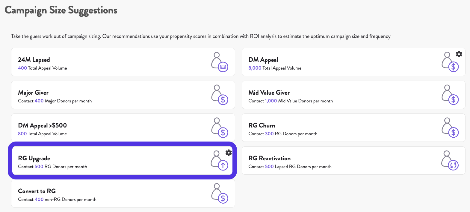 Recurring Giving Upgrade Campaigns Playbook